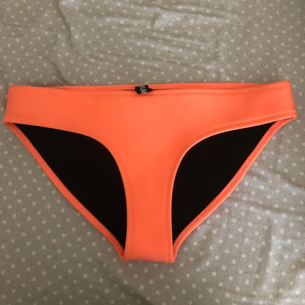 Neon Orange/Pink Triangl Bathing Suit Bottoms - Gem